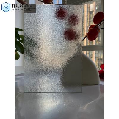 Cina Rebest 8mm Colore solido Temperato Decorativo Vetro figurato Cliente prima lavorazione in vendita