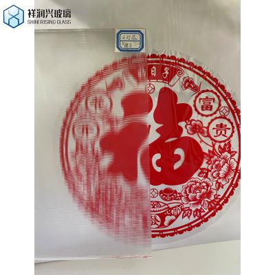 Cina Pannello di vetro temperato a strisce a disegno per dispositivi elettronici in vendita