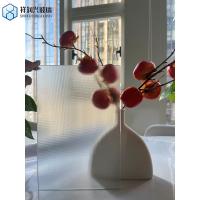 China Patterned/Figured Glass for Decoration at Mohs Hardness 7 Processing Option for sale