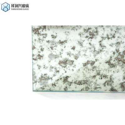 Cina Dimensione personalizzata D5 5 mm Piastrelle di specchio in vetro oro antico con bordo piatto certificato ISO in vendita