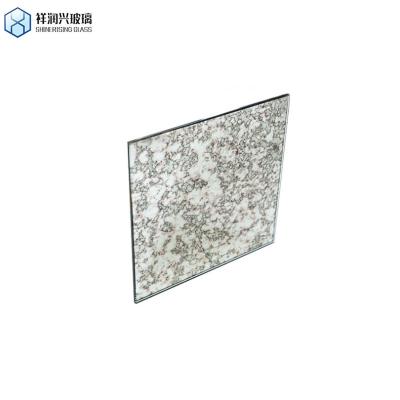 Cina Dimensione personalizzata D5 5 mm Piastrelle di specchio in vetro oro antico con bordo piatto certificato ISO in vendita