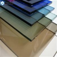 China Flat Polished Edge Tinted Green Reflective Tempered Float Glass with Customized Request for sale