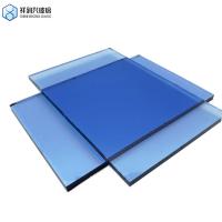 China Solid Modern Style Church Safety Tinted Float Colored Glass for Window Panel Laminated for sale