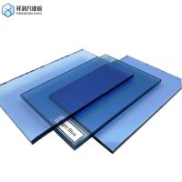 China Solid Modern Style Church Safety Tinted Float Colored Glass for Window Panel Laminated for sale