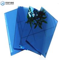 China Solid Structure Tinted Float Solar Reflective Glass with Green Blue Grey Bronze Colors for sale