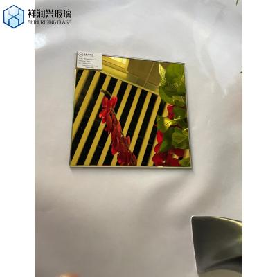 Cina 1.0mm 1.3mm 1.4mm 1.5mm Bronzo Colore Dorato Specchio di Vetro Fogli di vetro per strati di vetro galleggiante in vendita