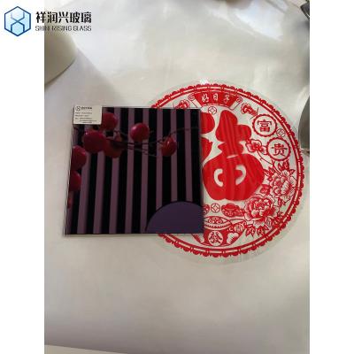 Cina Specchio di vetro trasparente decorativo con bordo lucidato piatto e certificato SGS in vendita