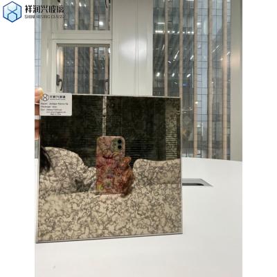 China Vintage-stijl koper-vrij gekleurde antieke messingspiegel voor consoletafel en spiegel Te koop