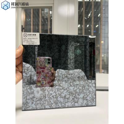 China Retangular Vintage Design 3mm a 5mm Decorativo Espelho de Parede Antigo para Casa ou Escritório à venda
