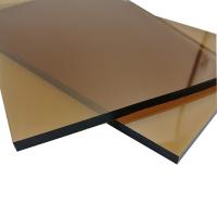 China Customized Request Good Pink Clear Tinted Colored Reflective Glass for Architecture for sale