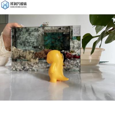 China 1830*2440/2140*3300/2440*3660 Meubelen Nieuw glas Antieke spiegel met verschillende kleuren Te koop