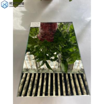 Luxury Wall Architectural Decoration Antique Silver Mirror Sheet with Float Glass