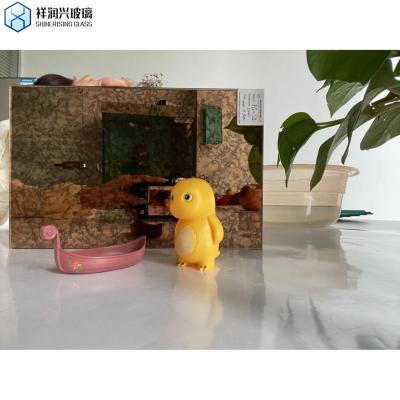 Cina 5mm 6mm Decorativo Antico Specchio Vetro per Pareti e Finestre Esterno Raffinatezza in vendita