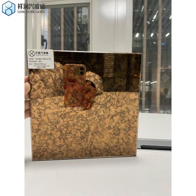 China Goud antiek spiegelglas gemaakt door Perfect voor interieur. Te koop