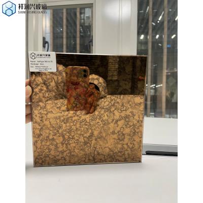 China Goud antiek spiegelglas gemaakt door Perfect voor interieur. Te koop