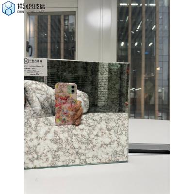 China Goud antiek spiegelglas gemaakt door Perfect voor interieur. Te koop