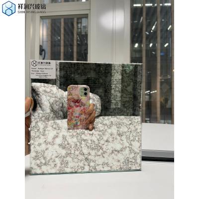 China Goud antiek spiegelglas gemaakt door Perfect voor interieur. Te koop