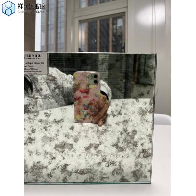 China Moderne stijl antieke spiegel tegels glas kunst design spiegel voor hotel wandversiering Te koop