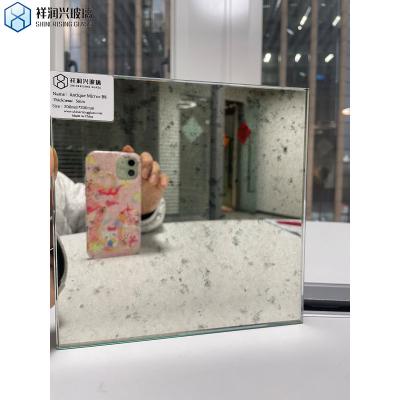 China Moderne stijl antieke spiegel tegels glas kunst design spiegel voor hotel wandversiering Te koop
