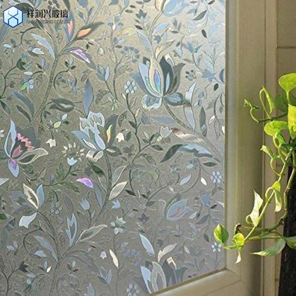 Quality High Privacy 3mm to 12mm Tempered Low Iron Acid Etched Glass CE Certified for sale
