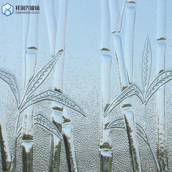Quality Solid Structure Clear Figured Stained Glass Sheet for Partition 3mm 4mm 5mm for sale