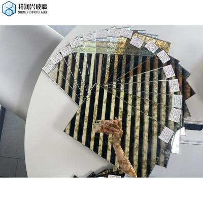 China Home Decor Spiegelglasmeubilair Vlak gepolijste rand Werk voor antieke spiegelkunst Te koop