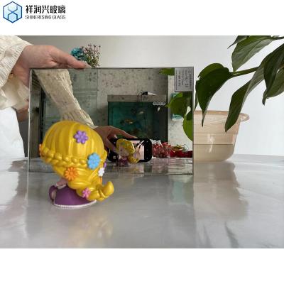 China Home Decor Spiegelglasmeubilair Vlak gepolijste rand Werk voor antieke spiegelkunst Te koop