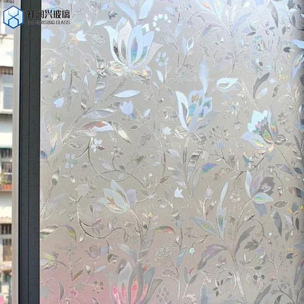 Quality Bronze Muru Pattern Glass Fluted Textured Reed Pattern Glass Decorative Engraved Tempered Glass for sale