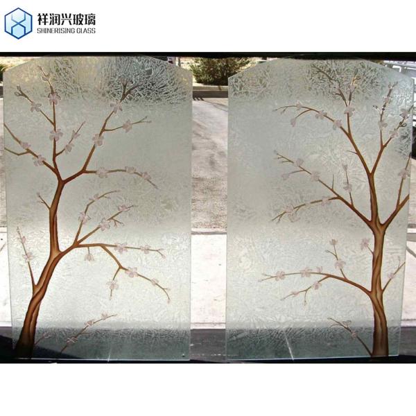 Quality Bronze Muru Pattern Glass Fluted Textured Reed Pattern Glass Decorative Engraved for sale