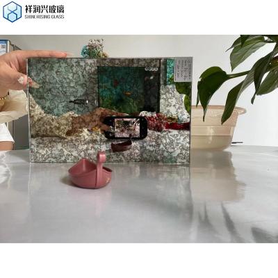 China Exterior 4mm 5mm 6mm Decorativo Espelho Antigo Colorido Vidro Espelho de Design de Arte Moderna à venda