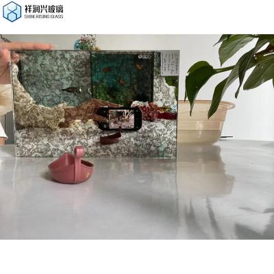 China Architectuur Gelamineerd Antiek Zilveren Spiegel Glas Wand Decoratie 3mm 4mm 5mm 6mm 8mm Te koop