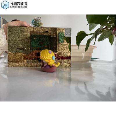 China Customized Request Decorative Living Room Wall Design with Antique Mirror Wall Tile for sale