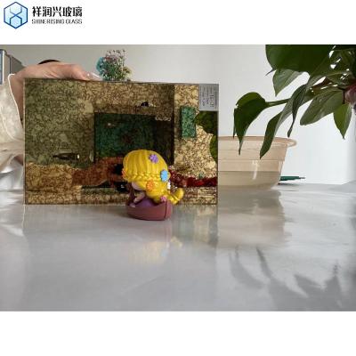 China Espejo de decoración de arte vintage de longitud completa con borde pulido plano y certificado ISO en venta
