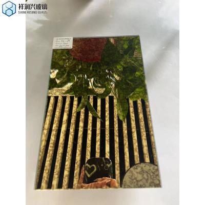 China Farbige Antike Spiegelfolie für die Haushaltsküche Dekorations-Beveled Glas Spiegelfliesen zu verkaufen
