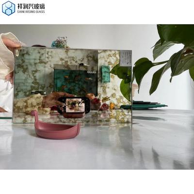 Китай Плоское полированное декоративное стекло Античное зеркало стекло для стены одностекло продается