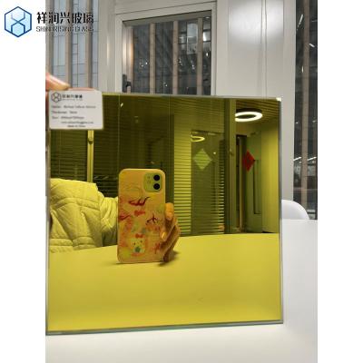 China Spiegel Roze Brons Goud Kleur Spiegel Decoratief Glas Float Glas Moderne Muurspiegel 1830*2440/2140*3300/2440*3660 Te koop