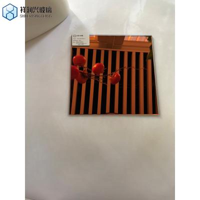 China Amusement Moderne Art 4mm Hellgrau Tönter Flotglas Spiegel für Luxus-Hausdekor zu verkaufen