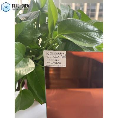 China Glasrahmen gefärbter Silberspiegel und Aluminiumwandspiegelblatt mit ISO zu verkaufen