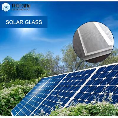 China Flat Polished Edge Work CCC Certified 3.2mm Tempered Photovoltaic Ar Coated Solar Glass for sale