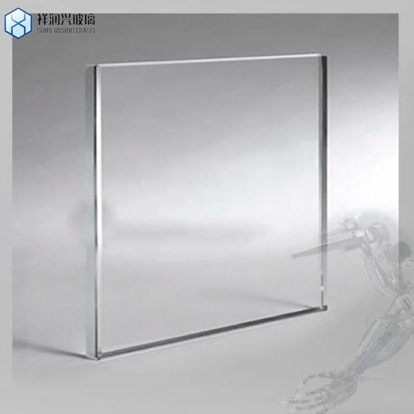 Quality 3mm 4mm 5mm Heat Resistant Ceramic Fireplace Glass Robax Glass Round Customized for sale