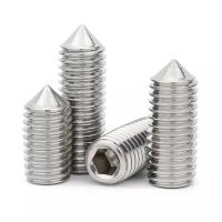 China DIN914 Hexagon socket set screws with cone point for sale