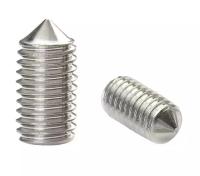 China DIN914 Hexagon socket set screws with cone point for sale
