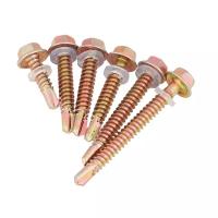 China Hex Head Self Drilling Screw with EPDM PVC Washer 12-14 x 1-1/2 Inch for sale