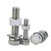 China hex bolt with spring washer an for sale