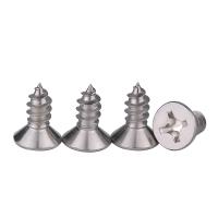 China DIN7982 Countersunk Head Cross Drive Self Tapping Screws Steel Zinc Plated M3-M12 for sale