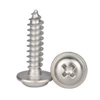 China DIN968 Pan Head Cross Recess Self Tapping Screws with Washer 4.8mm for sale