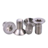 China Torx Slot Countersunk Head Machine Screws M6 x 20mm Stainless Steel 304 for sale