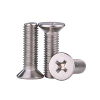 China DIN965 GB819 CSK Head Machine Screws M3-M12 Carbon Steel 304 Stainless Steel for sale