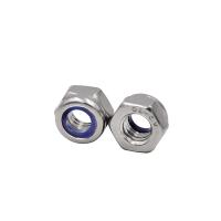China DIN985 Hex Nylon Lock Nuts for sale