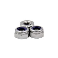 China DIN985 Hex Nylon Lock Nuts for sale